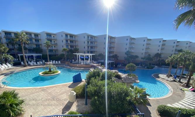 Waterscape B314, beachfront condo with pool and splash pad view ...